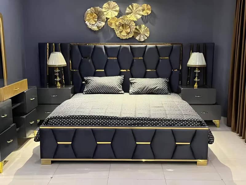 brand new double bed,/bed set/single bed/Turkish bed set/wooden bed ...