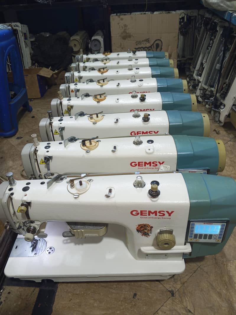 Lock stitch Auto cutting machine original paint imported used zuhaib ...