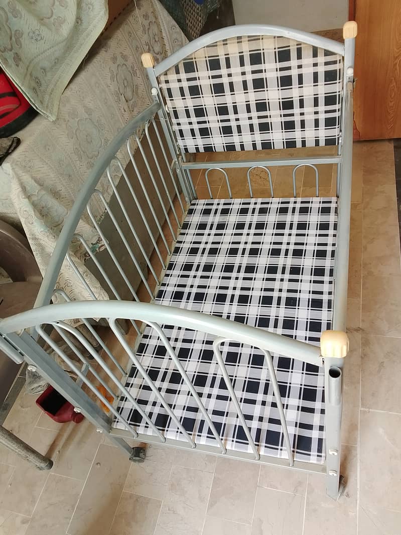 Bambino Baby Full Metal Cot & Baby Cradle - Baby Cots - 1109191025