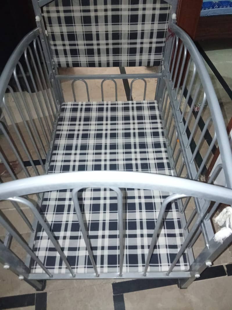 Bambino Baby Full Metal Cot & Baby Cradle - Baby Cots - 1109191025