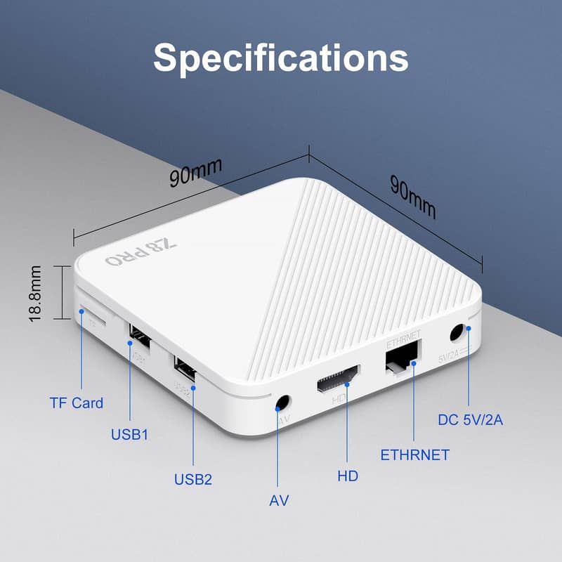 Original Z8 Pro 4GB+64GB Android 15.0 Version Google Assistant 4K@60fp ...