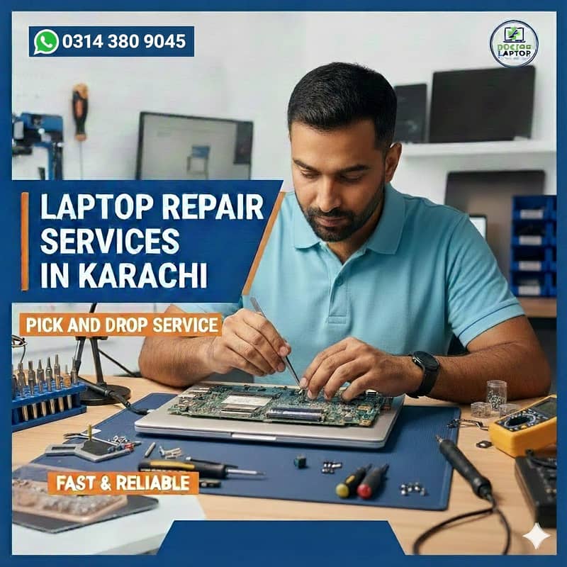 Laptop & PC Repair Karachi | Pick & Drop Service - Electronics & Computer Repair - 1109182843