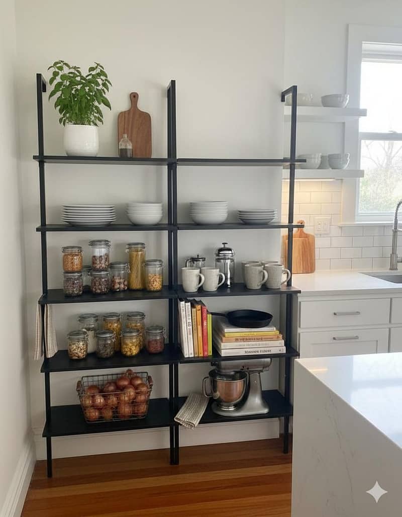Imported 5-Tier Ladder Shelf | Industrial Wood & Metal - Other ...