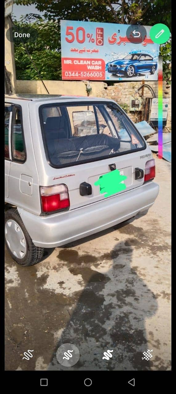 Silver Color Mehran 2019 model Bilkul saaf gari 87000 km chali hai ...