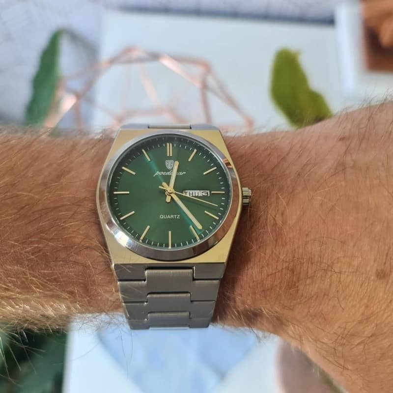 Mens Watch in Green Dial - Watches - 1109325735