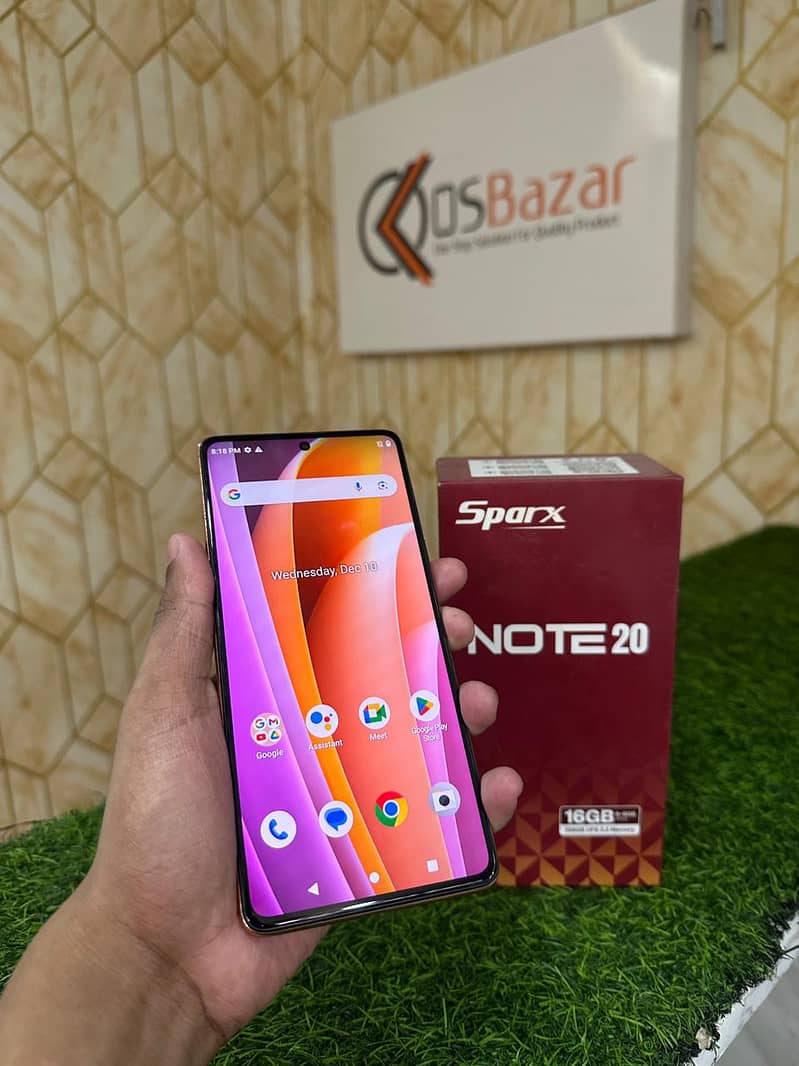 Sparx Note 20 8gb Ram 256gb Storage With Box & Charger - Mobile Phones ...