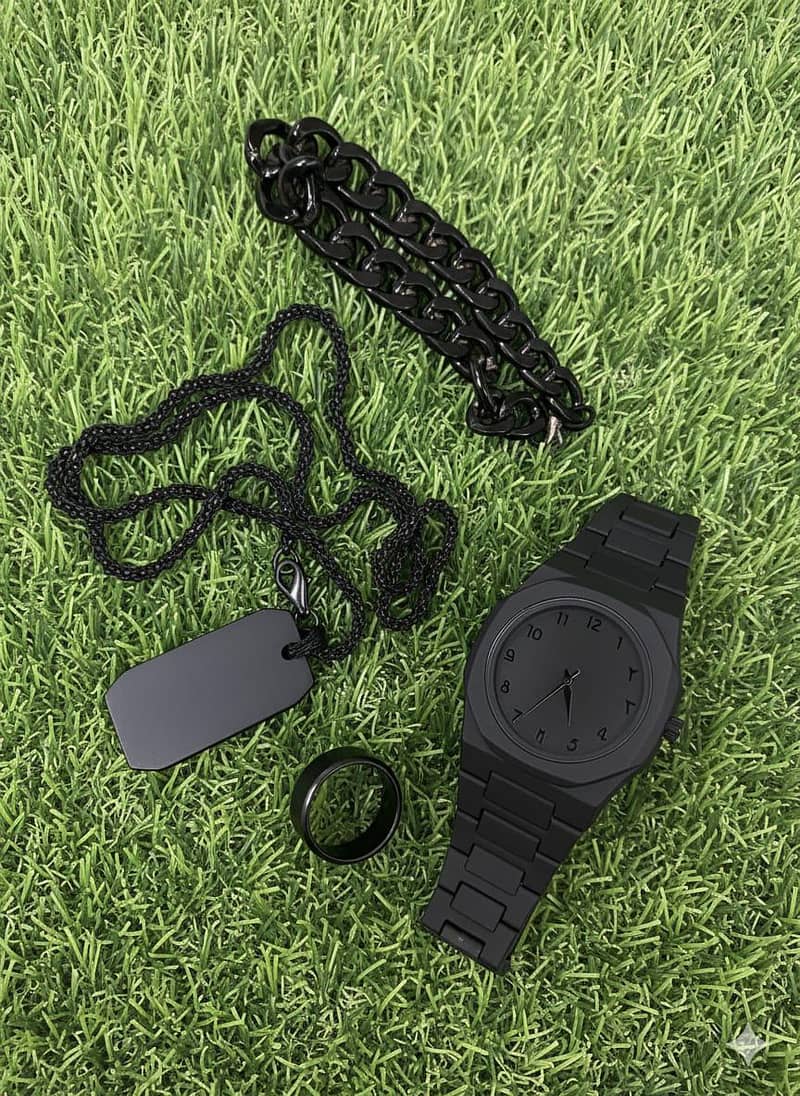 Watch gift set 4 piece Aura Black - Watches - 1109375978