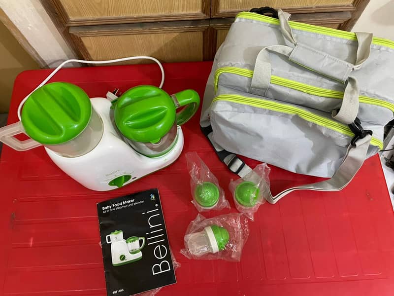 Bellini Italy Baby Electric Food Maker & Blender with Accessories ...
