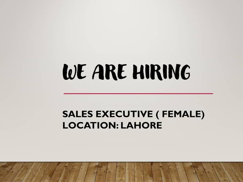 Sales Executive Required || Experience Staff Required || Female Jobs ...