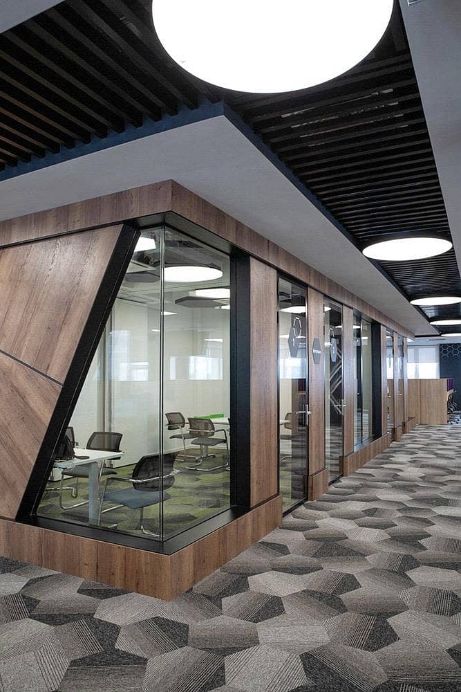 glass partition/gypsum board partition/office partition with glass ...