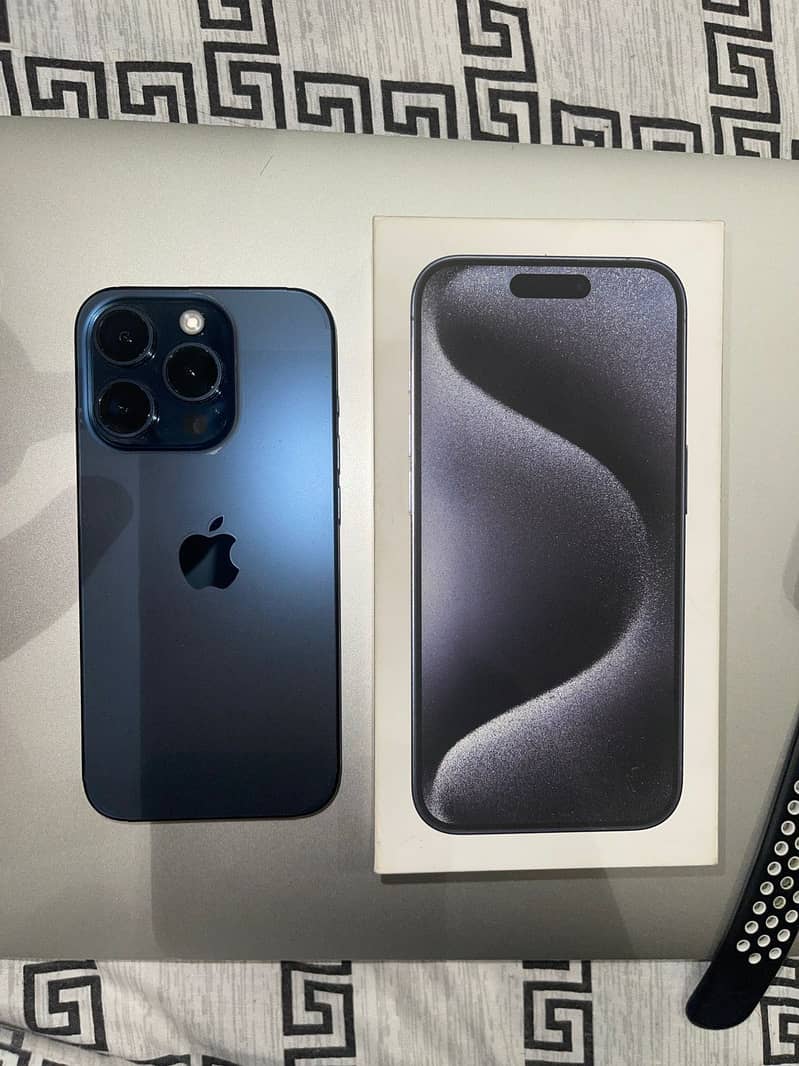 iPhone 15 Pro 256GB PTA Approved Original Box Cable - Mobile Phones ...