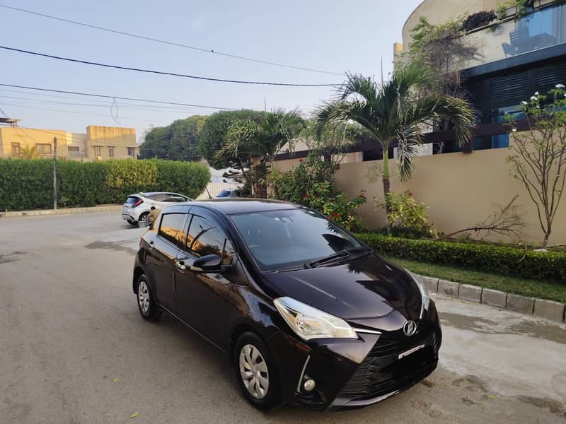 TOYOTA VITZ F 1.0 LTD EDITION MODEL 2018 REG. 2021 DARK PURPLE COLOR ...