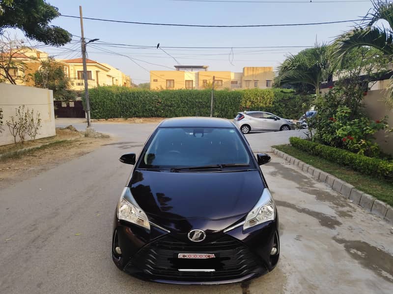 TOYOTA VITZ F 1.0 LTD EDITION MODEL 2018 REG. 2021 DARK PURPLE COLOR ...