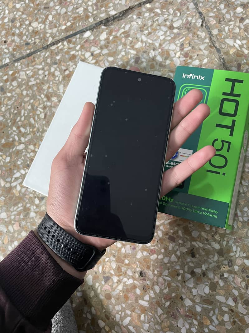Infinix hot 50i 12/128 with box - Mobile Phones - 1109479665