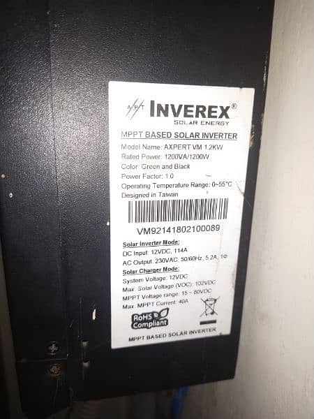 Inverex 1.2KW solar inverter 30000 - Solar Inverter - 1109484342