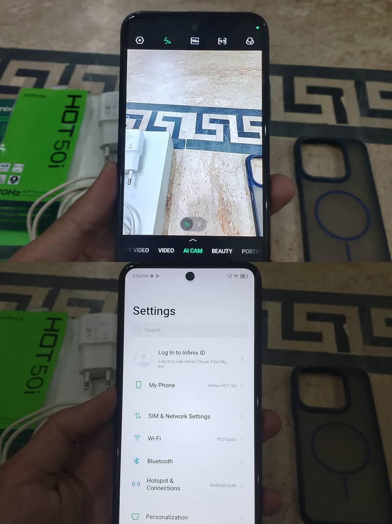 infinix hot 50i complete box with 7 months warranty - Mobile Phones ...