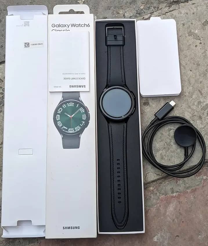 Samsung Watch 6 Classic 47mm R960 - One UI 8.0 - Smart Watches - 1109486273