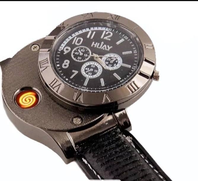 watch with lighter electric Rechargeable - Watches - 1109497703