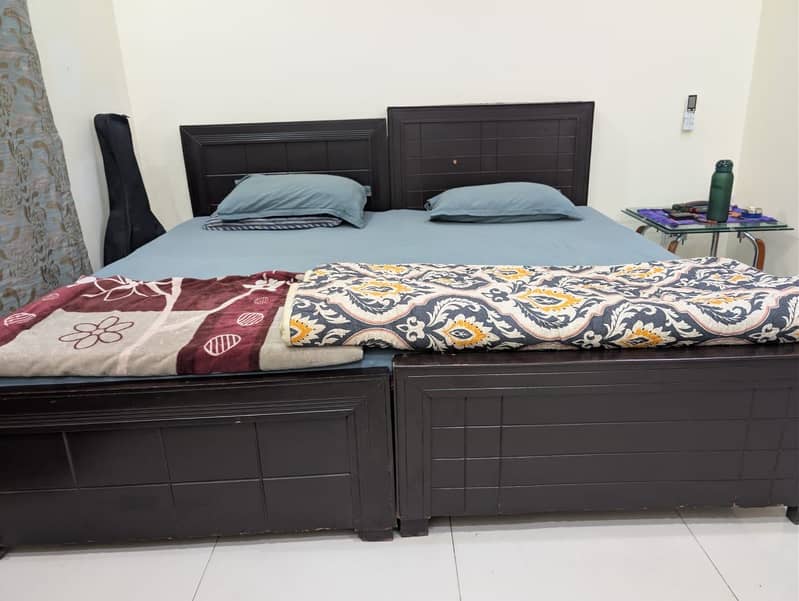 Single bed pure wooden made - Beds - 1109526975