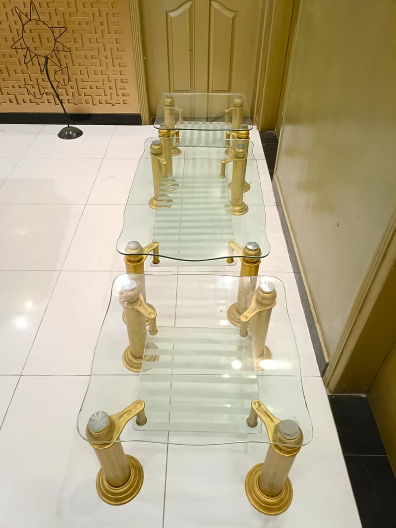 1 center table and 2 side tables antique new look - Side Tables ...