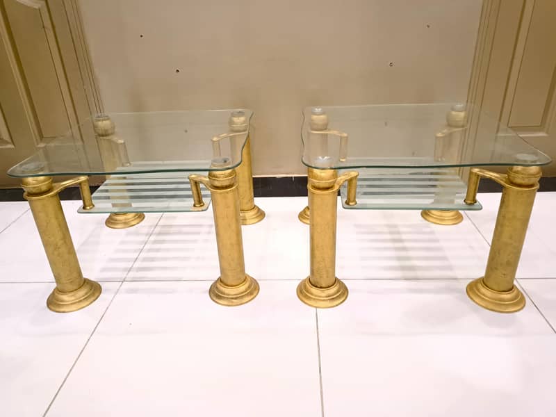 1 center table and 2 side tables antique new look - Side Tables ...