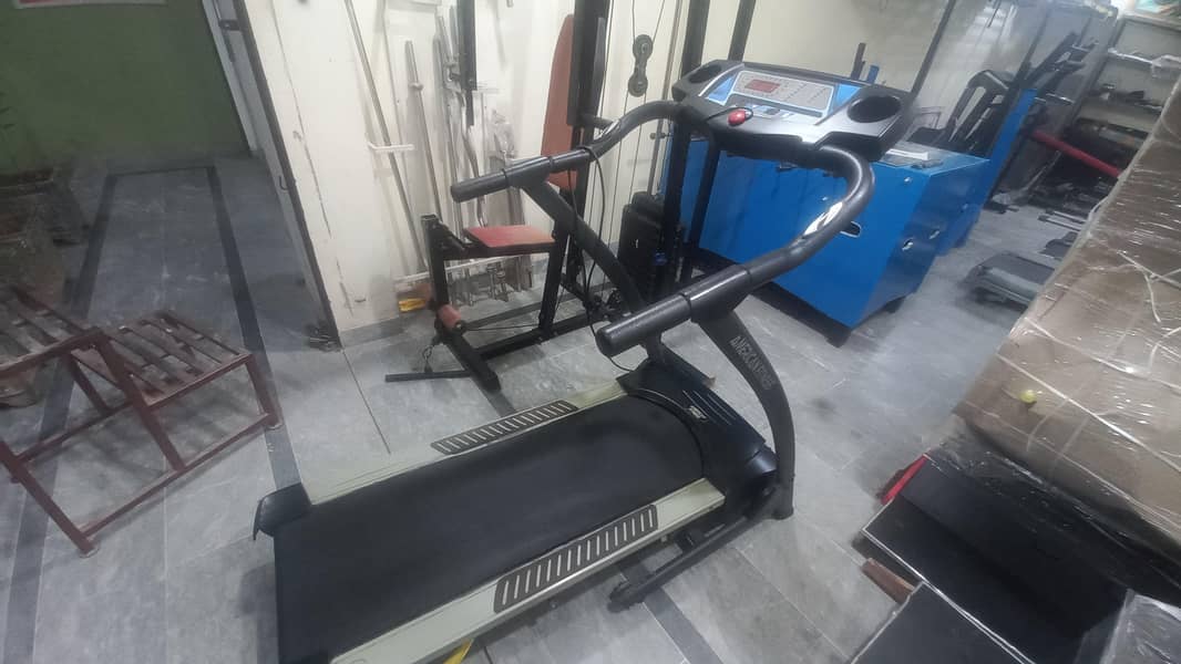 auto treadmill trademill tredmill exercise running walk machine cycle ...