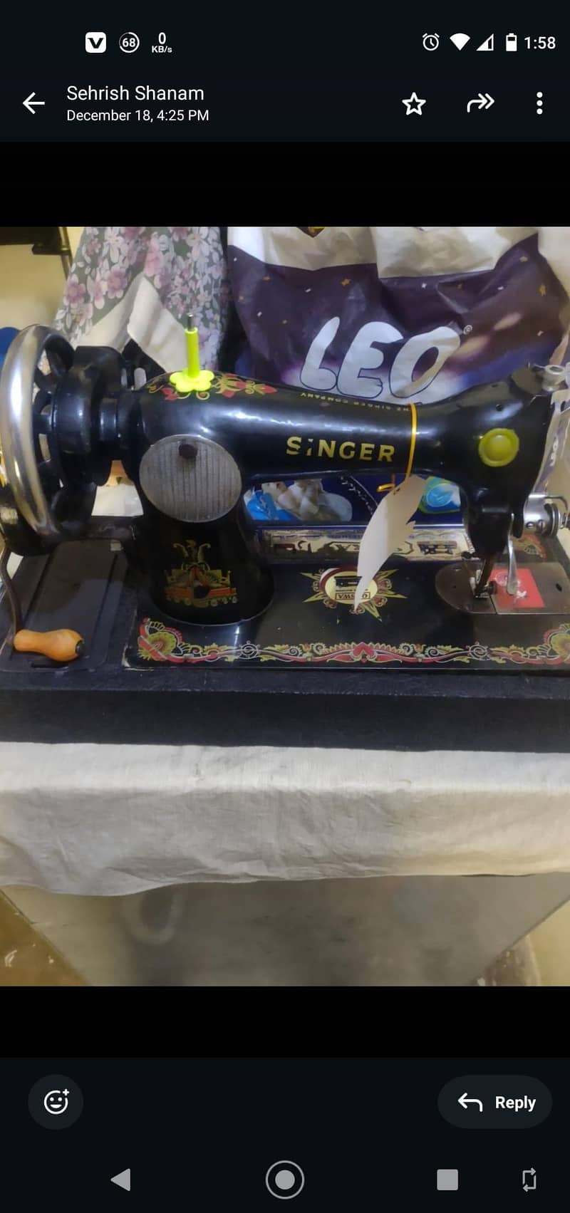 used like new singer sewing machine - Sewing Machines - 1109570297