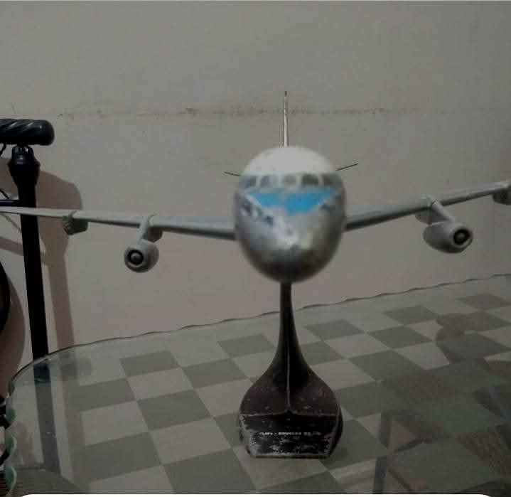 KLM DC-8-33 METAL DESK MODEL 1960 - Modeling & Sculpting - 1109578631