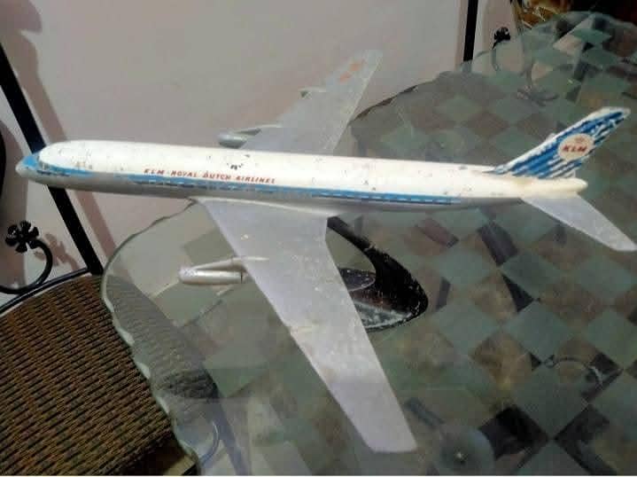 KLM DC-8-33 METAL DESK MODEL 1960 - Modeling & Sculpting - 1109578631