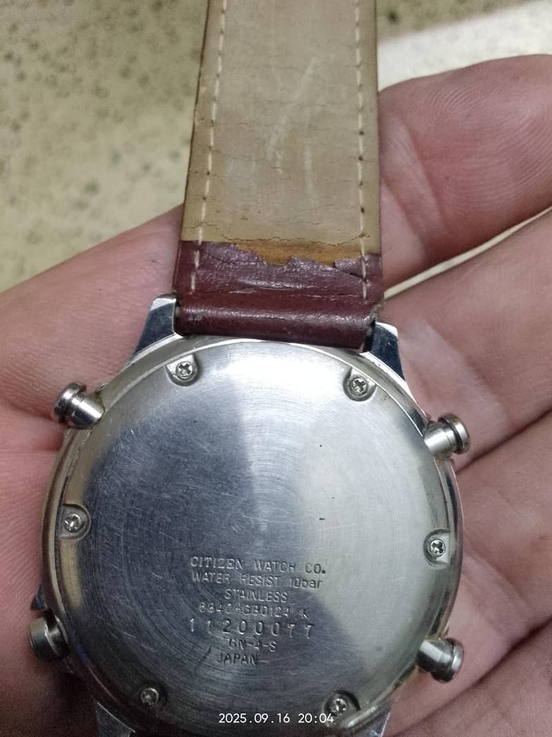 Citizen Sports Original Sports World Time wrist watch. Stanless,Steel ...