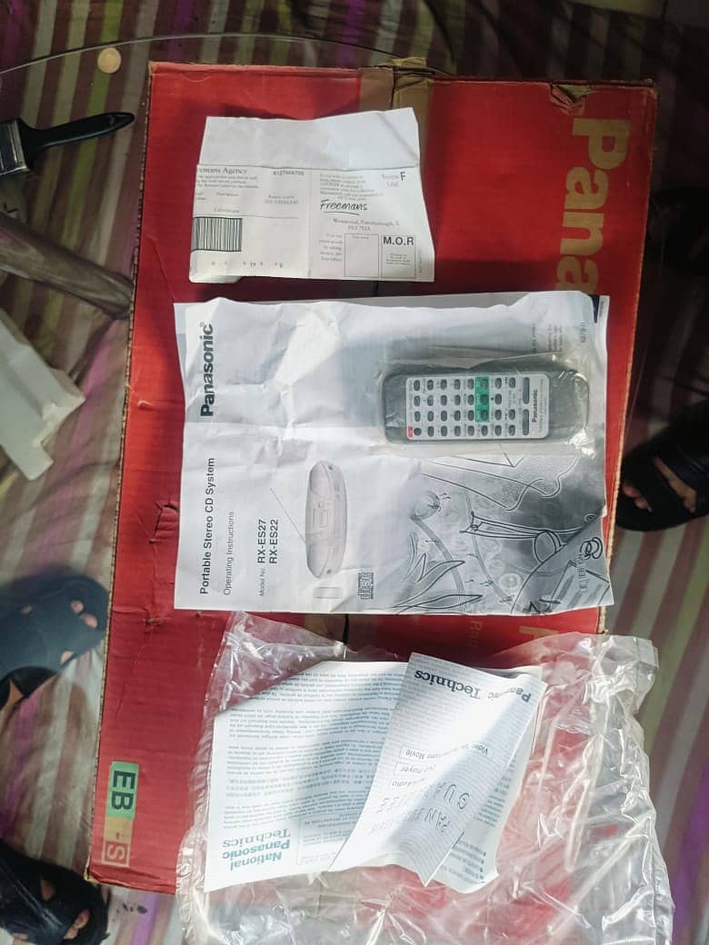 Panasonic RX-ES27 Cassette/CD Player Remote - Boombox - Box Pack New ...