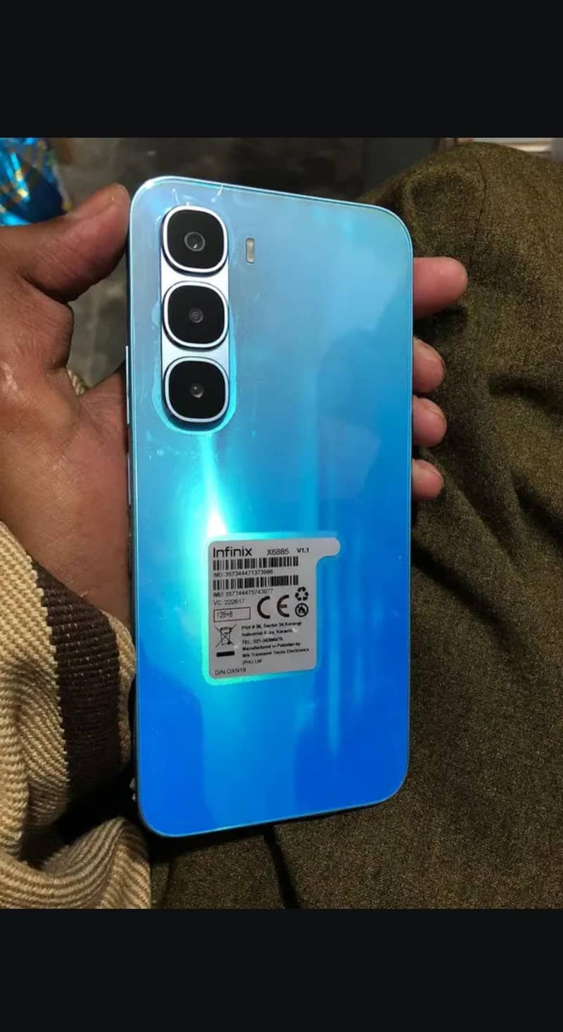 Infinix hot 60 pro complete box 8+8 128 - Mobile Phones - 1109606558