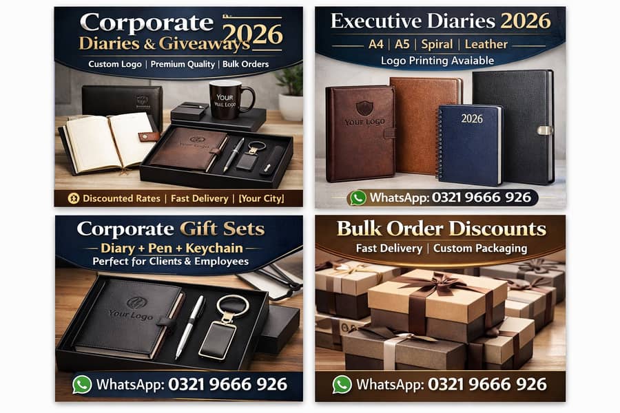 Promotional, Branding Solutions: Table Calendars, Diaries,Giveaways ...