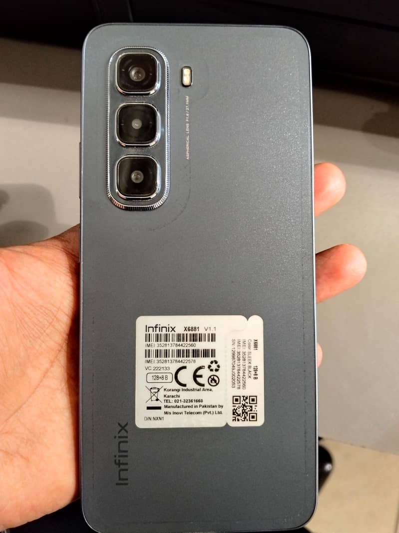 Infinix hot 50 pro Black Color 8 gb 128 gb - Mobile Phones - 1109640950