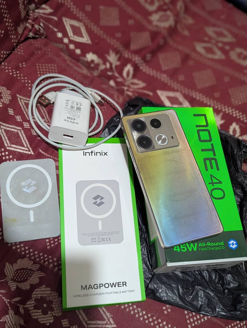 Infinix Note 40 (8+8/256) Complete Box - Mobile Phones - 1109652420