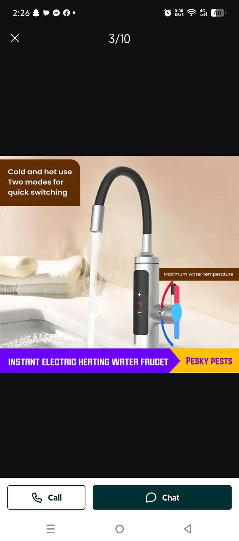 hot water tap electric geyser instant faucet water heater - Geysers ...