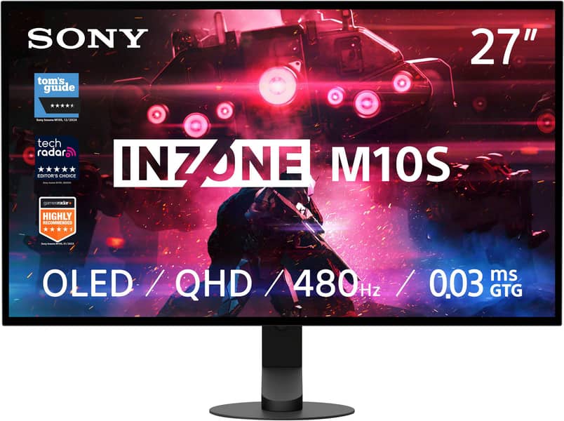 Sony 27inch OLED 2K 1440p 480Hz 0.03 ms HDR Gaming Borderless Monitor ...