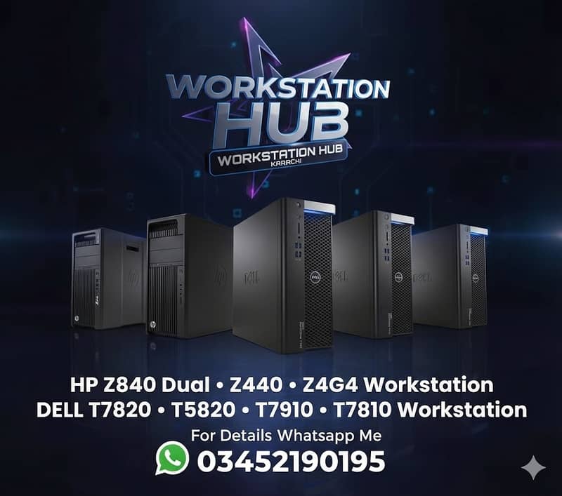HP Z840 - Z440 - Z4G4 DELL 7820 5820 7910 7810 Workstation Hub Karachi ...