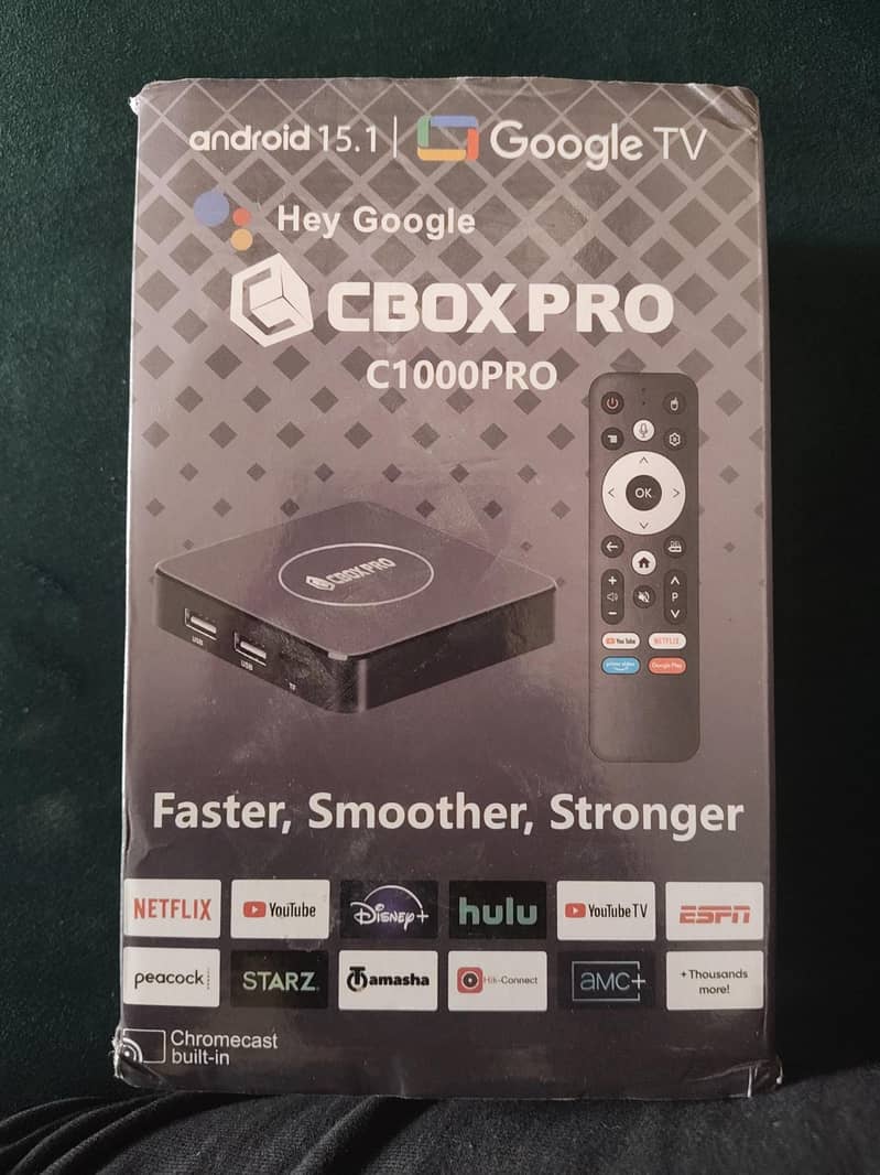 Cbox pro with built-in Chromecast and voice feature - Android Boxes ...