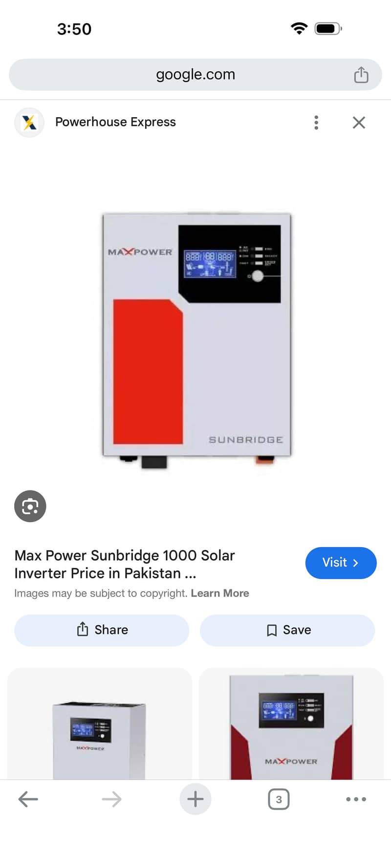 Max power solar inverter 03211411700 - UPS - 1109732408