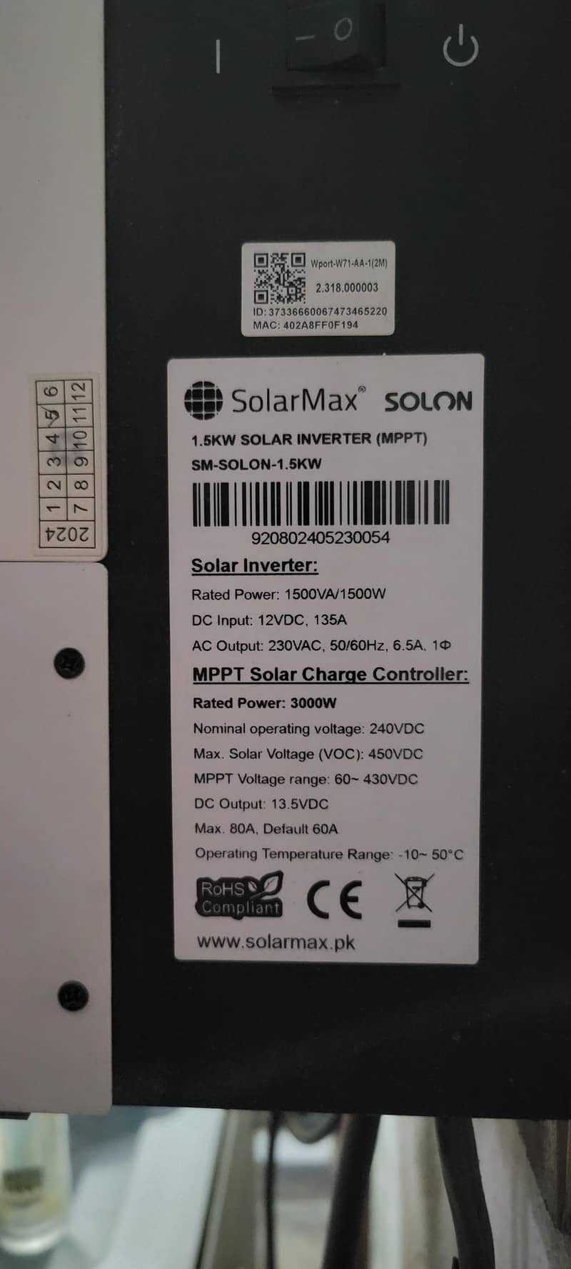 Solon 1.5 Solar Inverter - Solar Inverter - 1109743079
