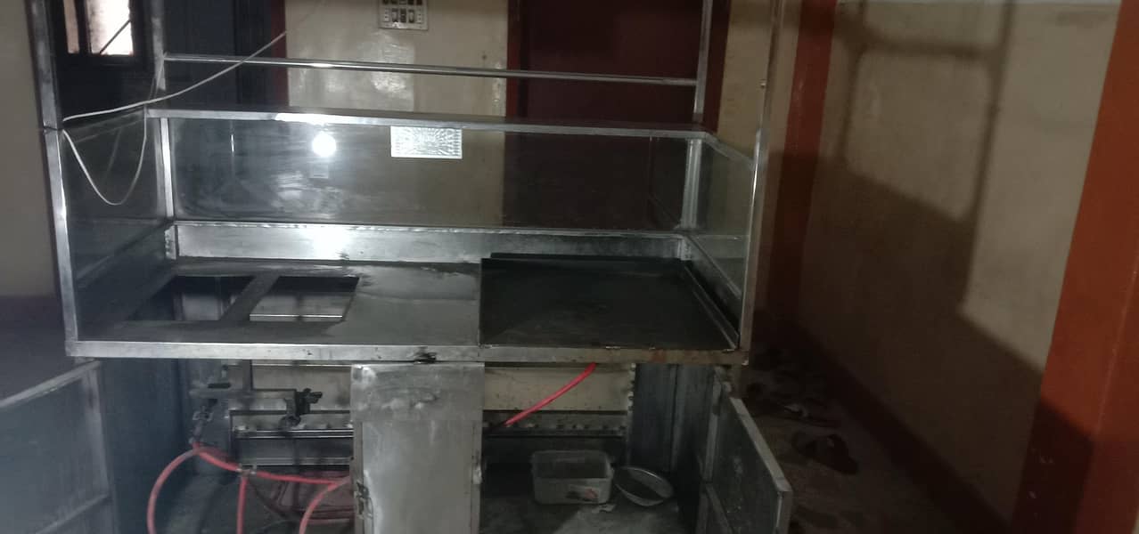 full size counter zinger burger maker fingers chips frier only 52000 ...