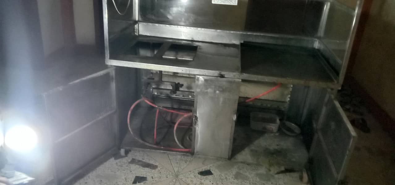 full size counter zinger burger maker fingers chips frier only 52000 ...