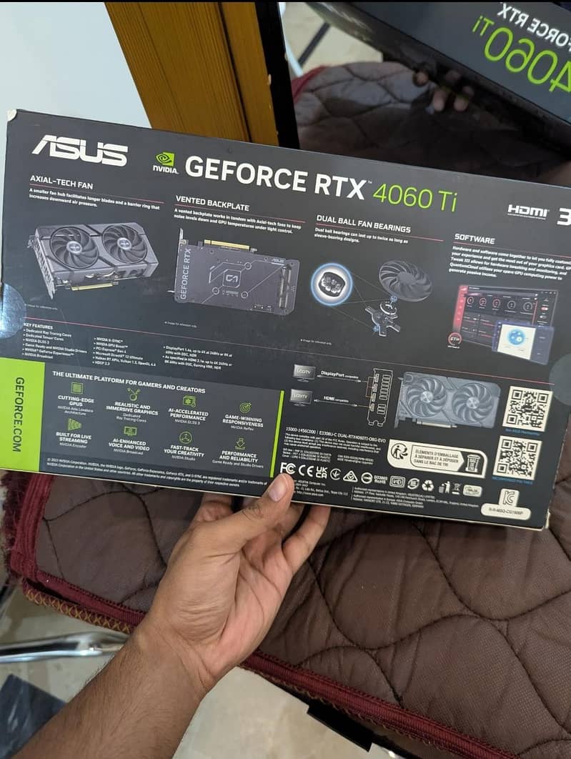 Rtx 4060ti Asus dual - Computer Components - 1109751220