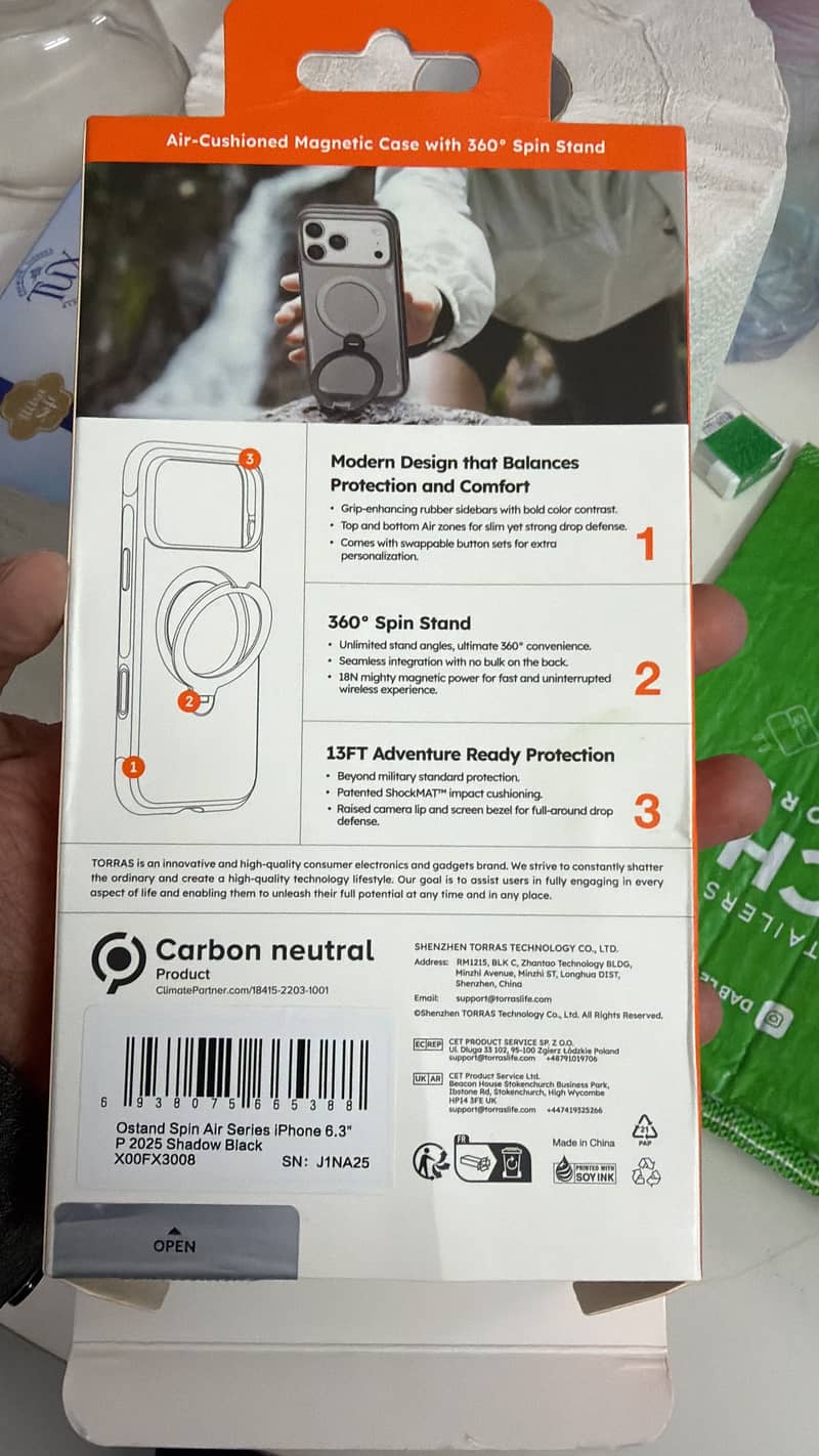 TORRAS Ostand Q3 Air Series Phone Case for iPhone 17 Pro - Covers ...