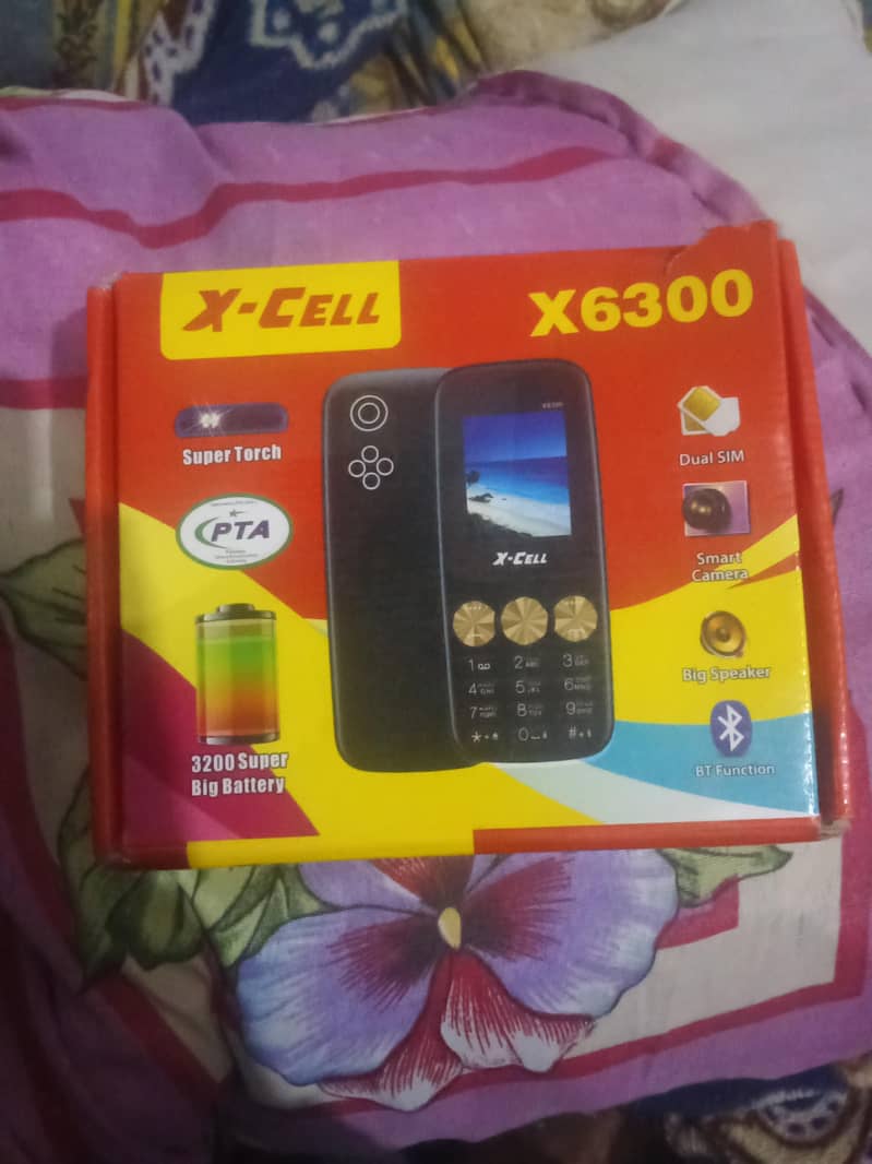 X-CELL X6300 KEYPAD MOBILE ALL OK 03216365106 - Mobile Phones - 1109773898
