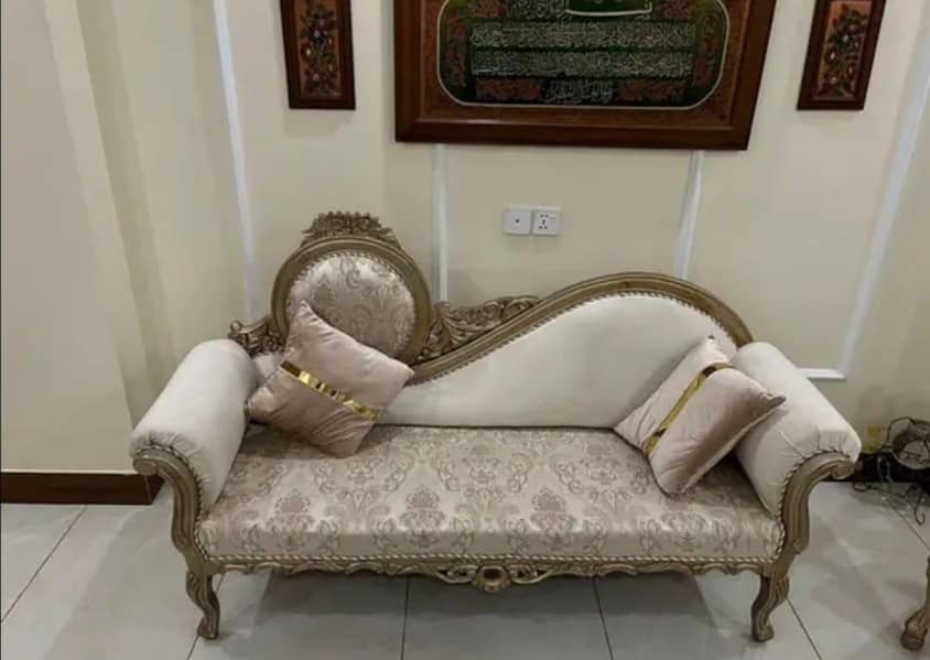 wooden sofa with Table - Sofas - 1109774549