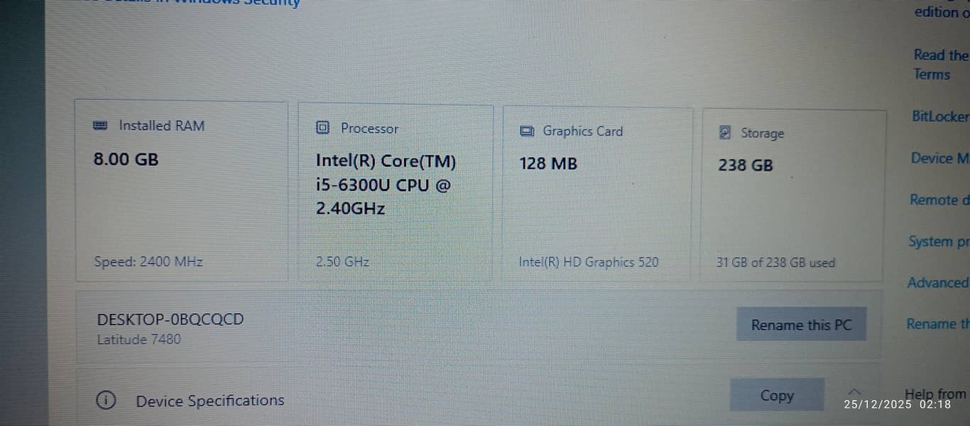 Dell Latitude E7480 Fast 6th gen processor - Laptops - 1109778309