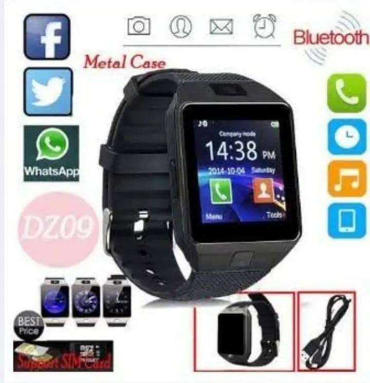 Sim Smart Watch | PTA Approved | Memory Card Option | Sim Watch ...