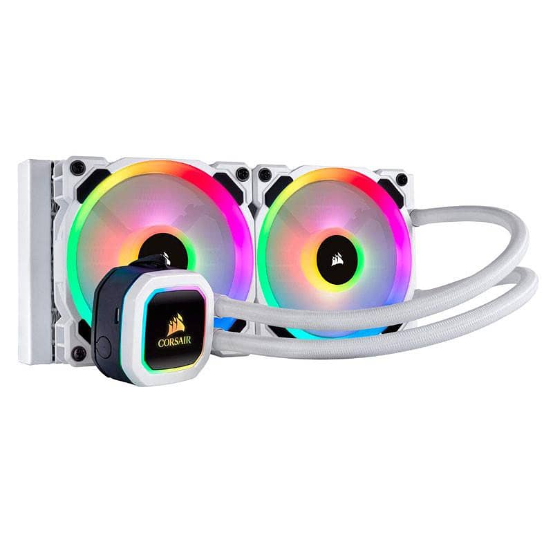 Corsair H100i rgb platinum SE Aio liquid cooler 240mm - Computer ...